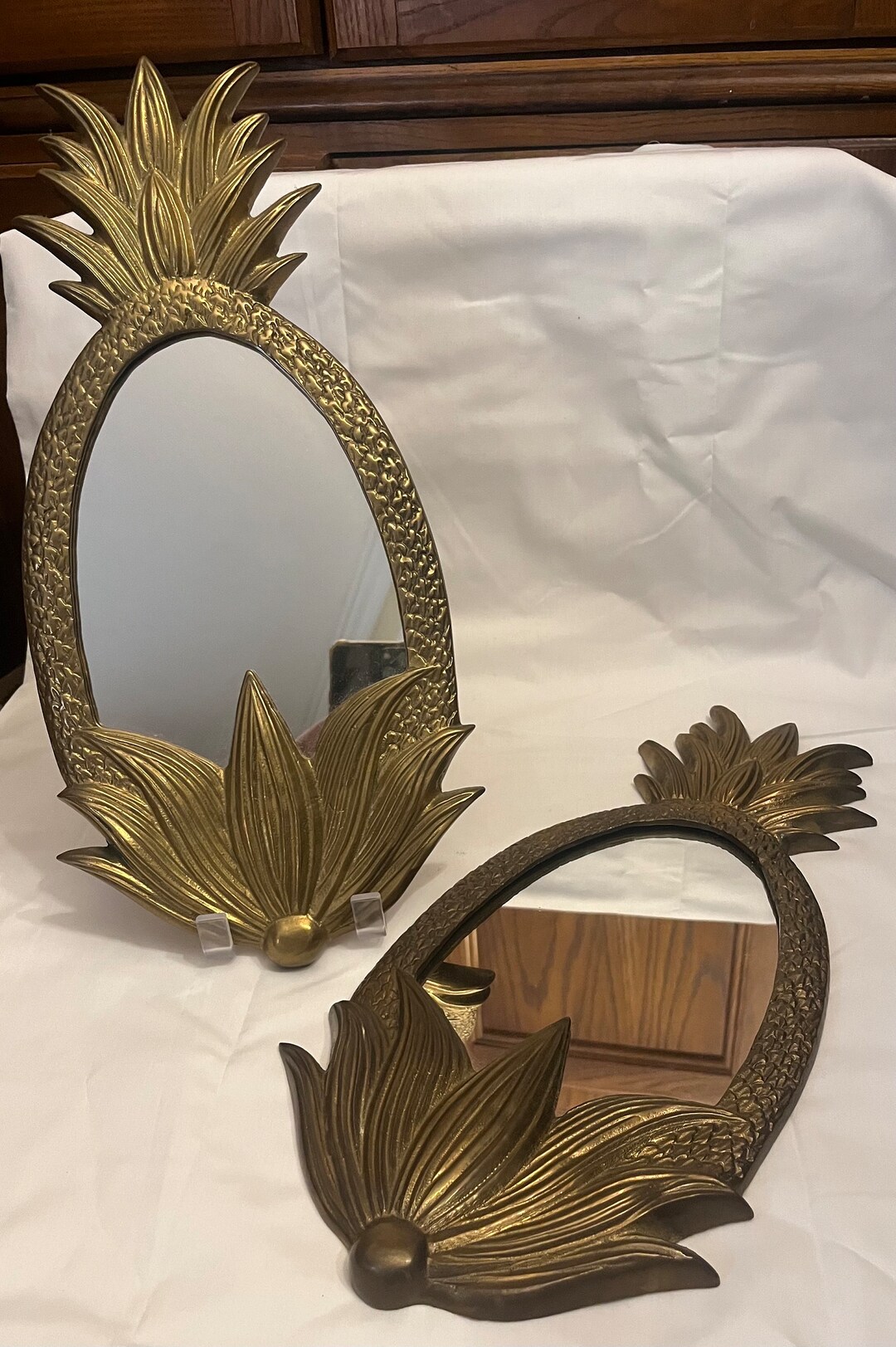 Mid Century Modern Pineapple Style Decorative Mirrors - Etsy