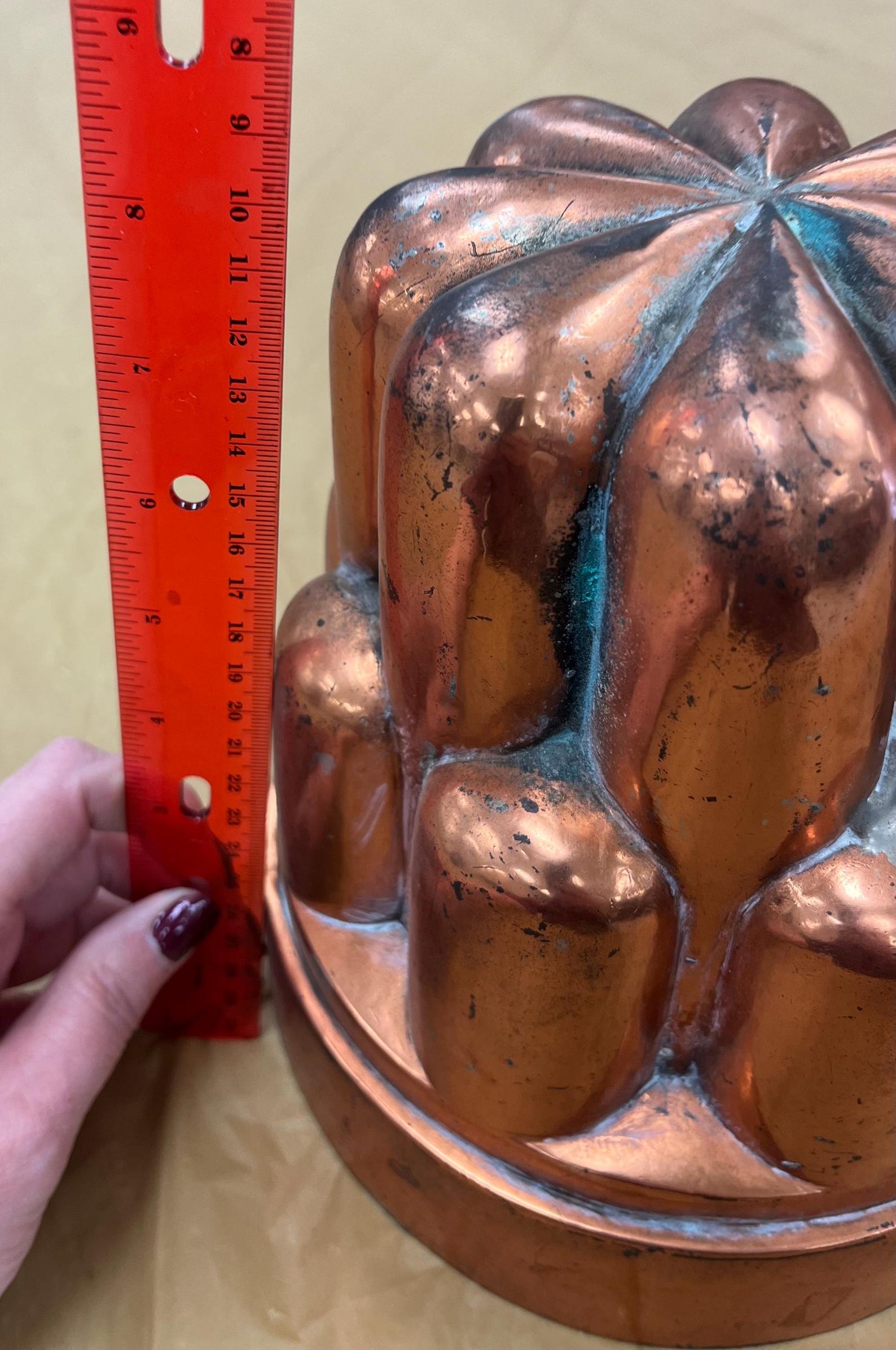 Antique French Copper Food Mold - Etsy