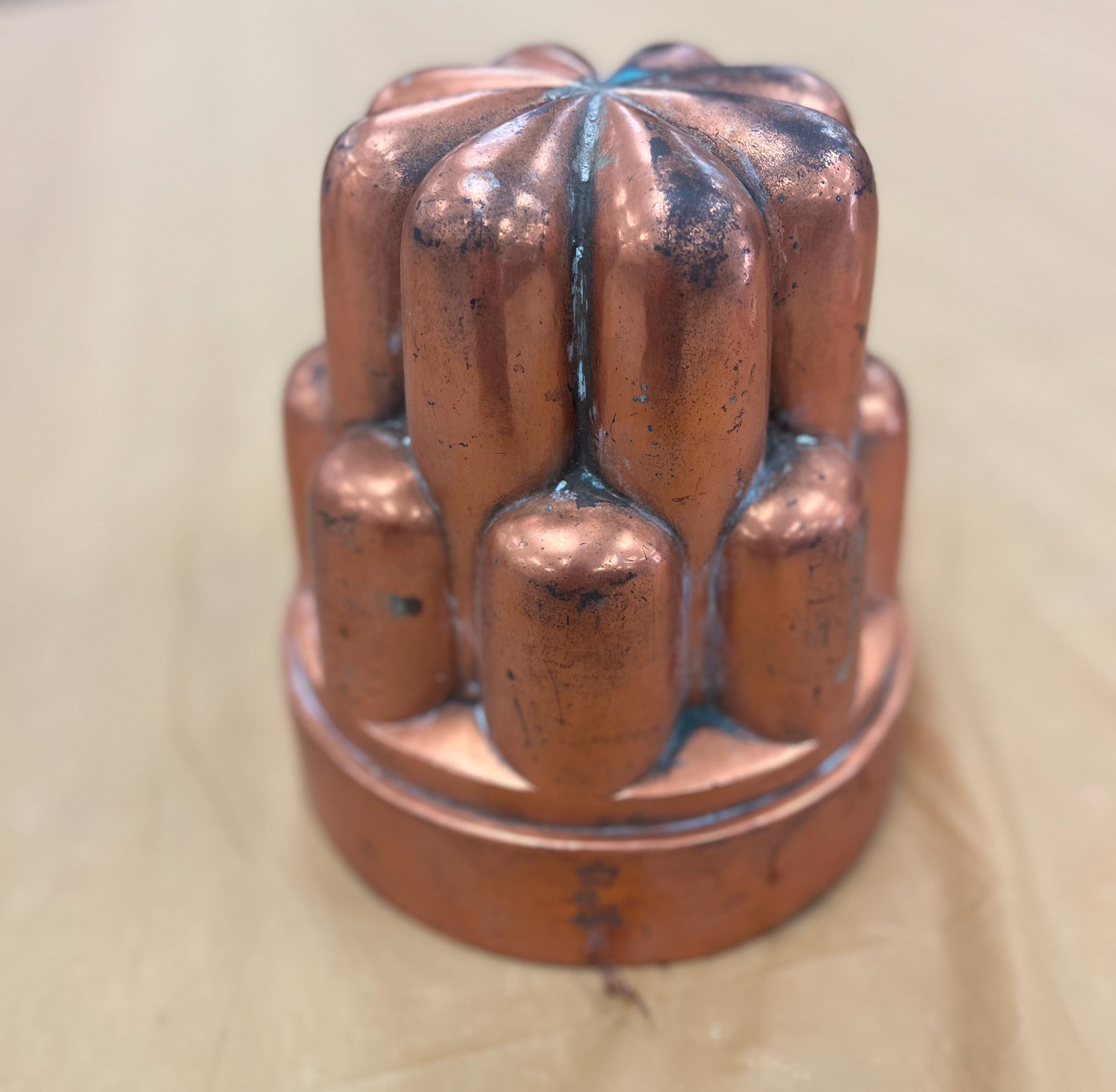 Antique French Copper Food Mold - Etsy