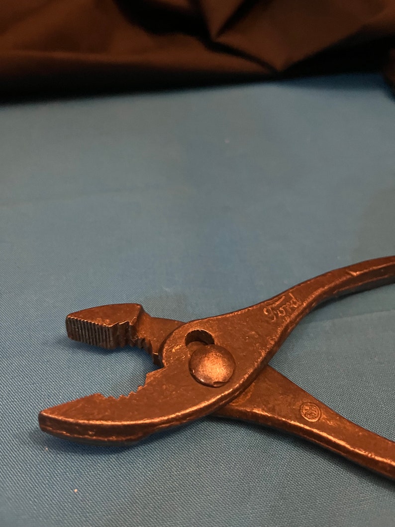 VINTAGE FORD TOOLS Set of Monkey Wrench With Ford Insignia and Pliers ...
