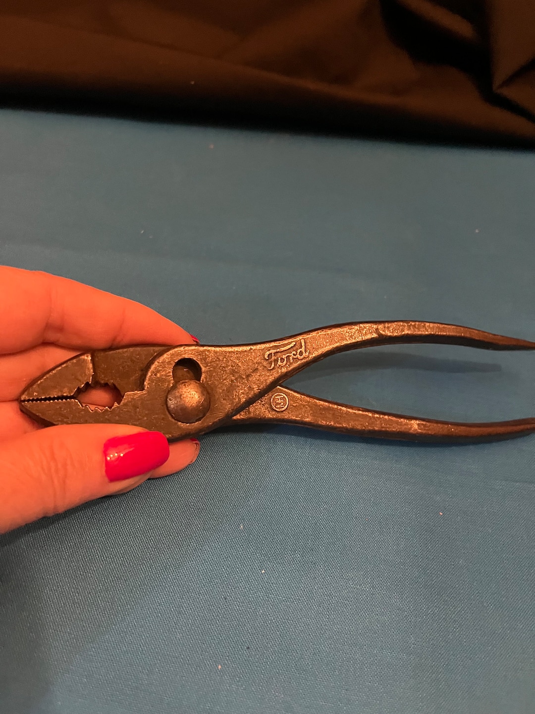 VINTAGE FORD TOOLS Set of Monkey Wrench With Ford Insignia and Pliers ...