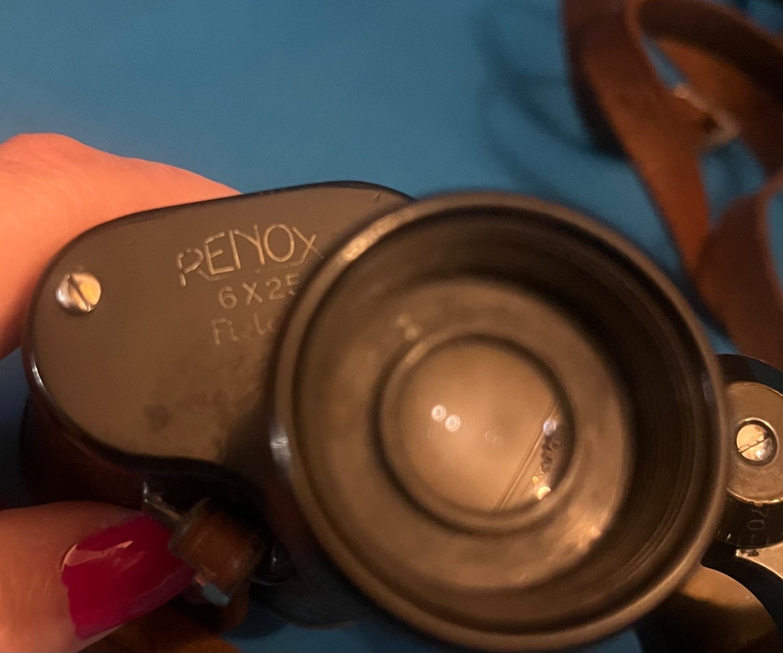 Vintage RENOX 6x25 Bird Watching BINOCULARS With Leather Case. Some ...