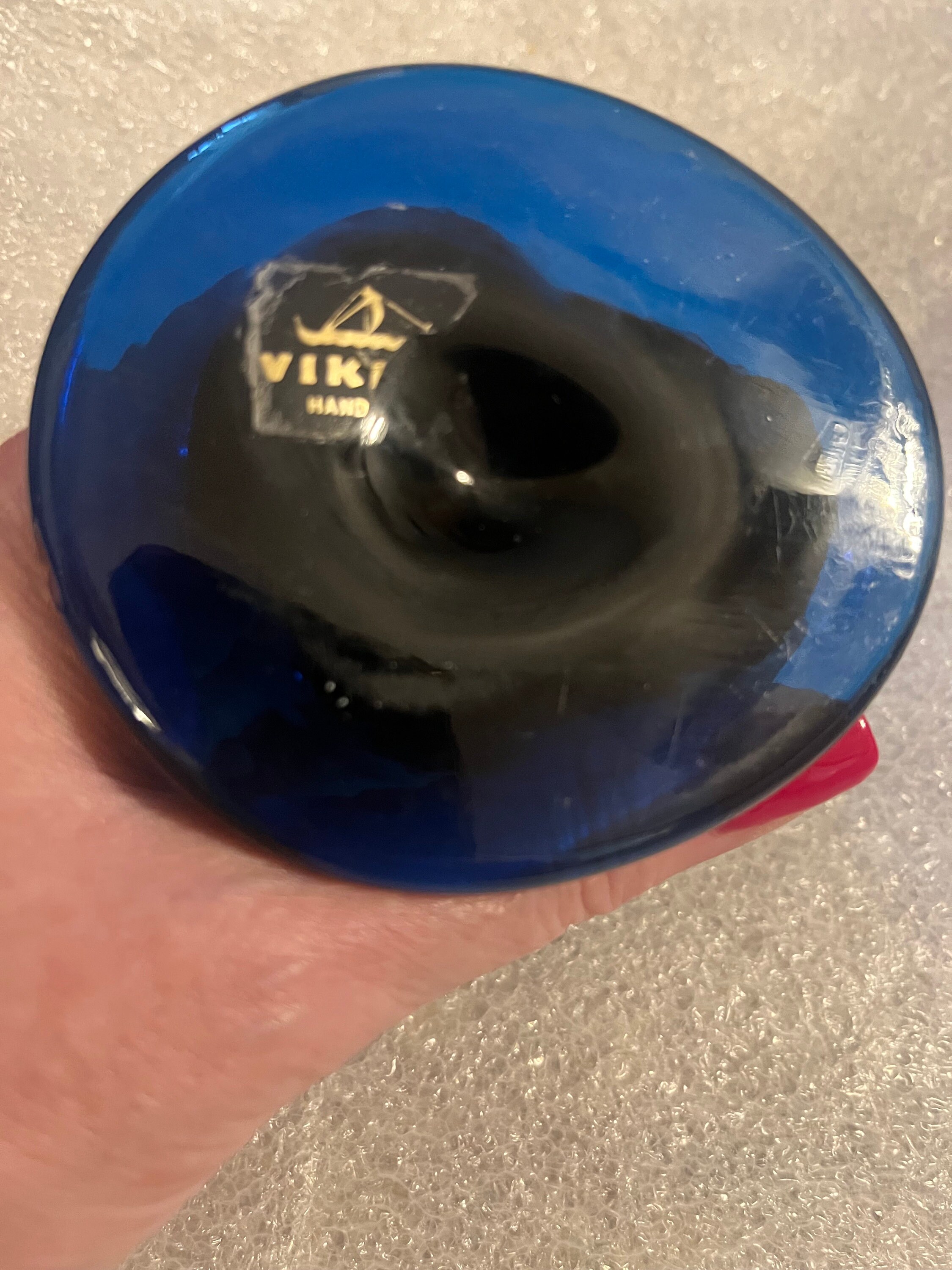 Vintage VIKING Cobalt Blue CAT PAPERWEIGHT - Etsy