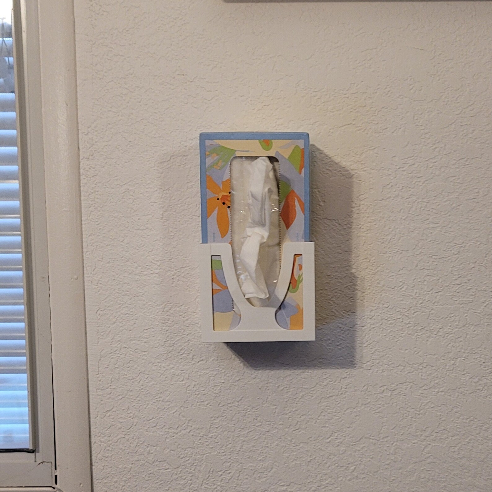 2 Tissue Box Wall Hangers for Kleenex Brand Tissues 8.2x8.4 Sneeze Eaze ...