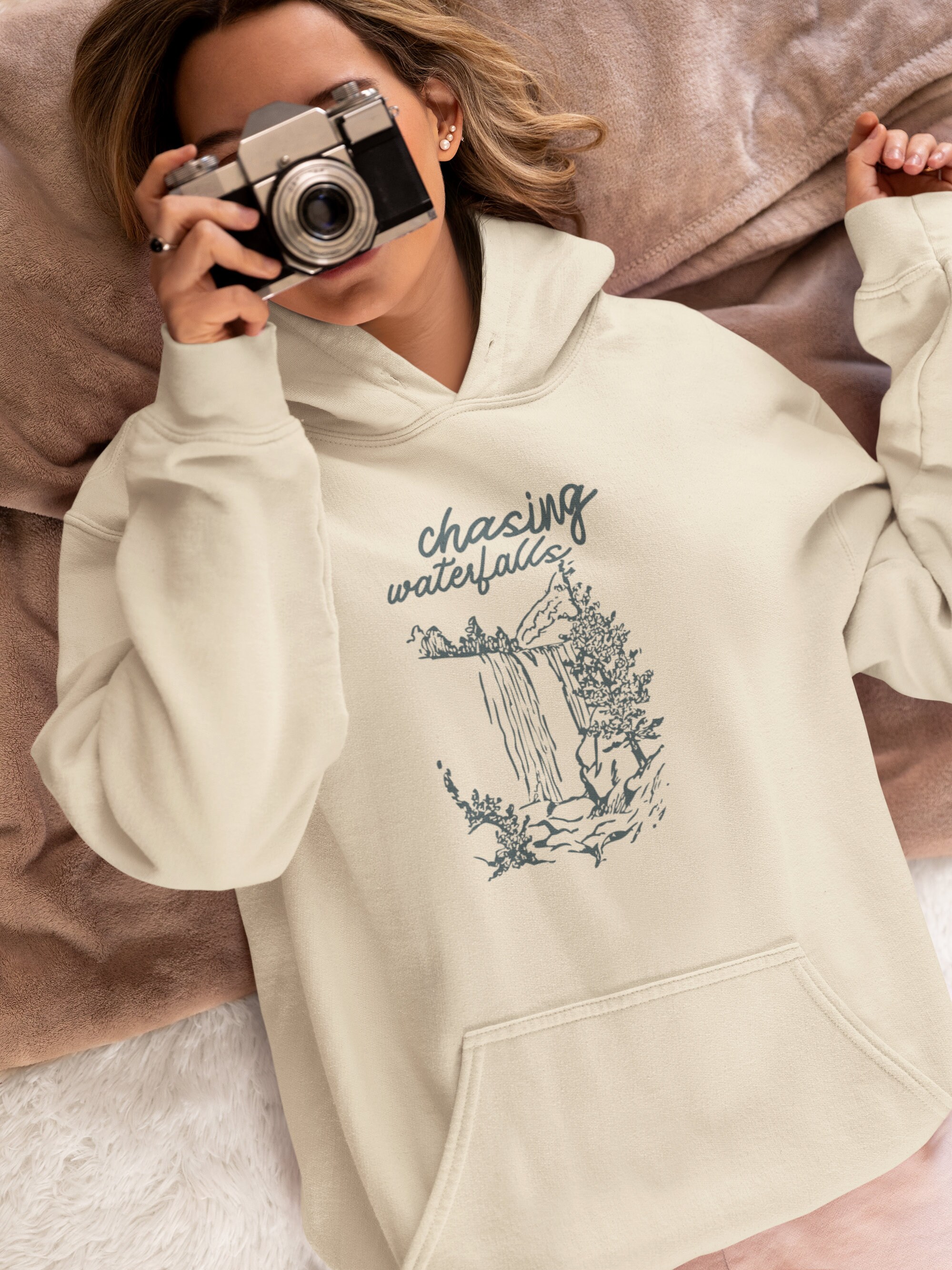 CHASING WATERFALLS T-shirt Template | Png, Svg | Printable Mockup ...