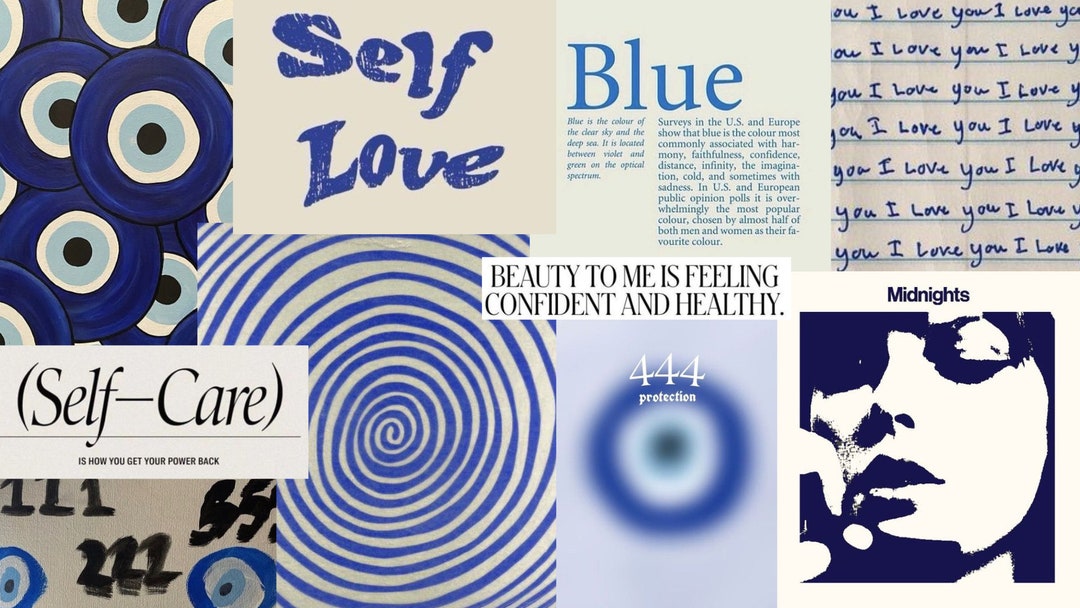 Self Love, Self Care, Blue Aesthetic, Taylor Swift, Evil Eye Protection ...