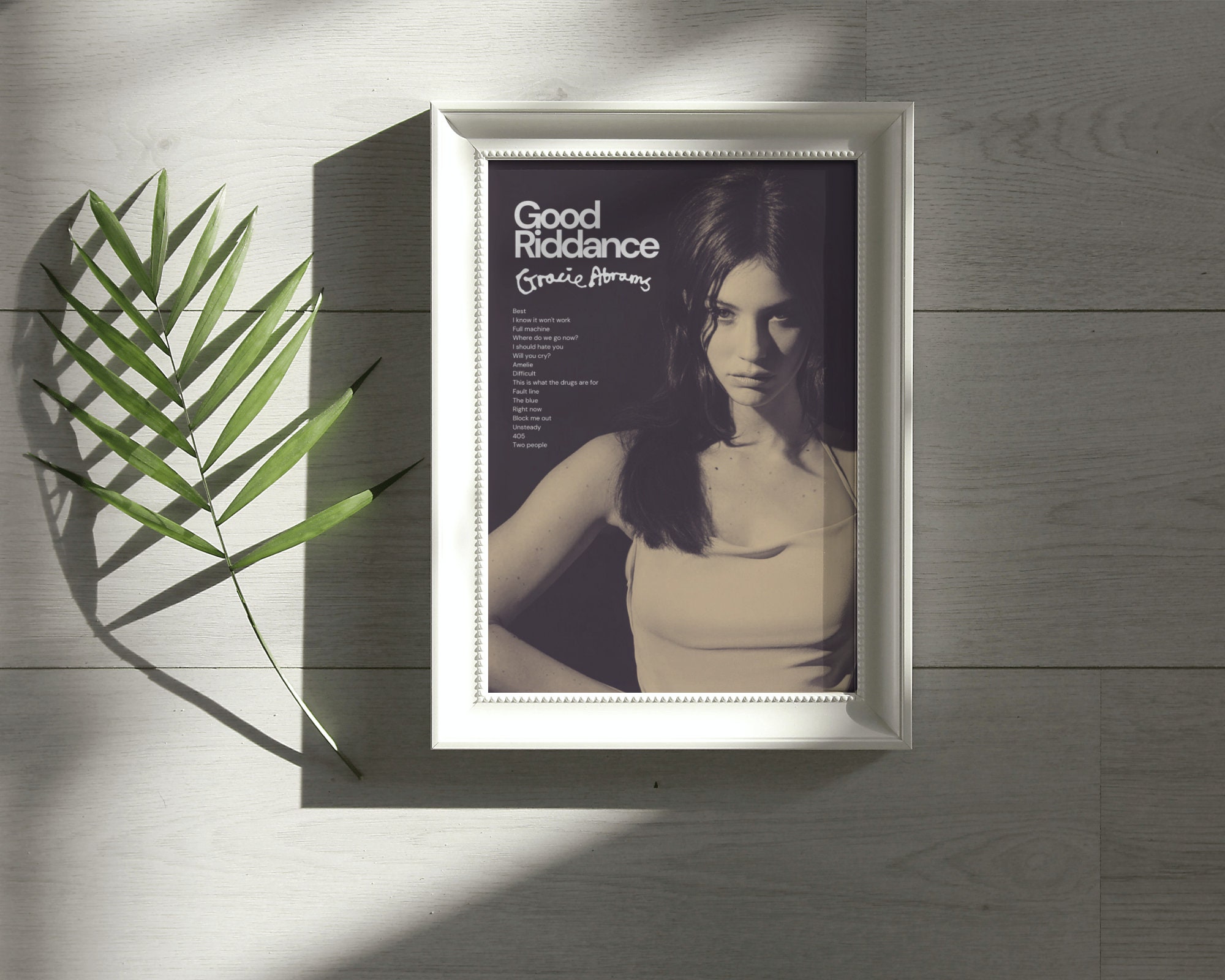 Good Riddance Album Art Print, Gracie Abrams B sold by G Page | SKU ...