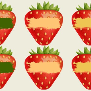 Strawberry Bulletin Board Kit: Summer Classroom Decor - Etsy