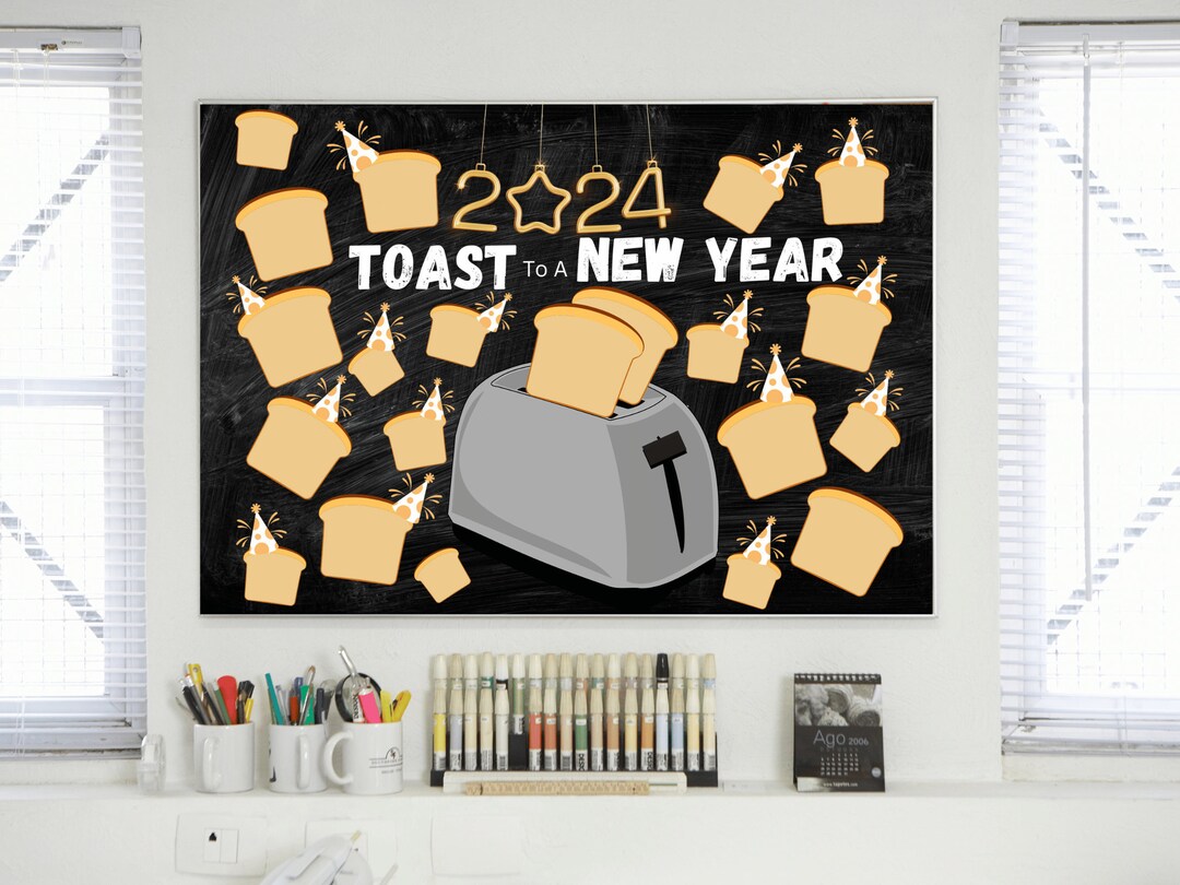 New Year Bulletin Board Kit, Engage Your Students With This DIY ...