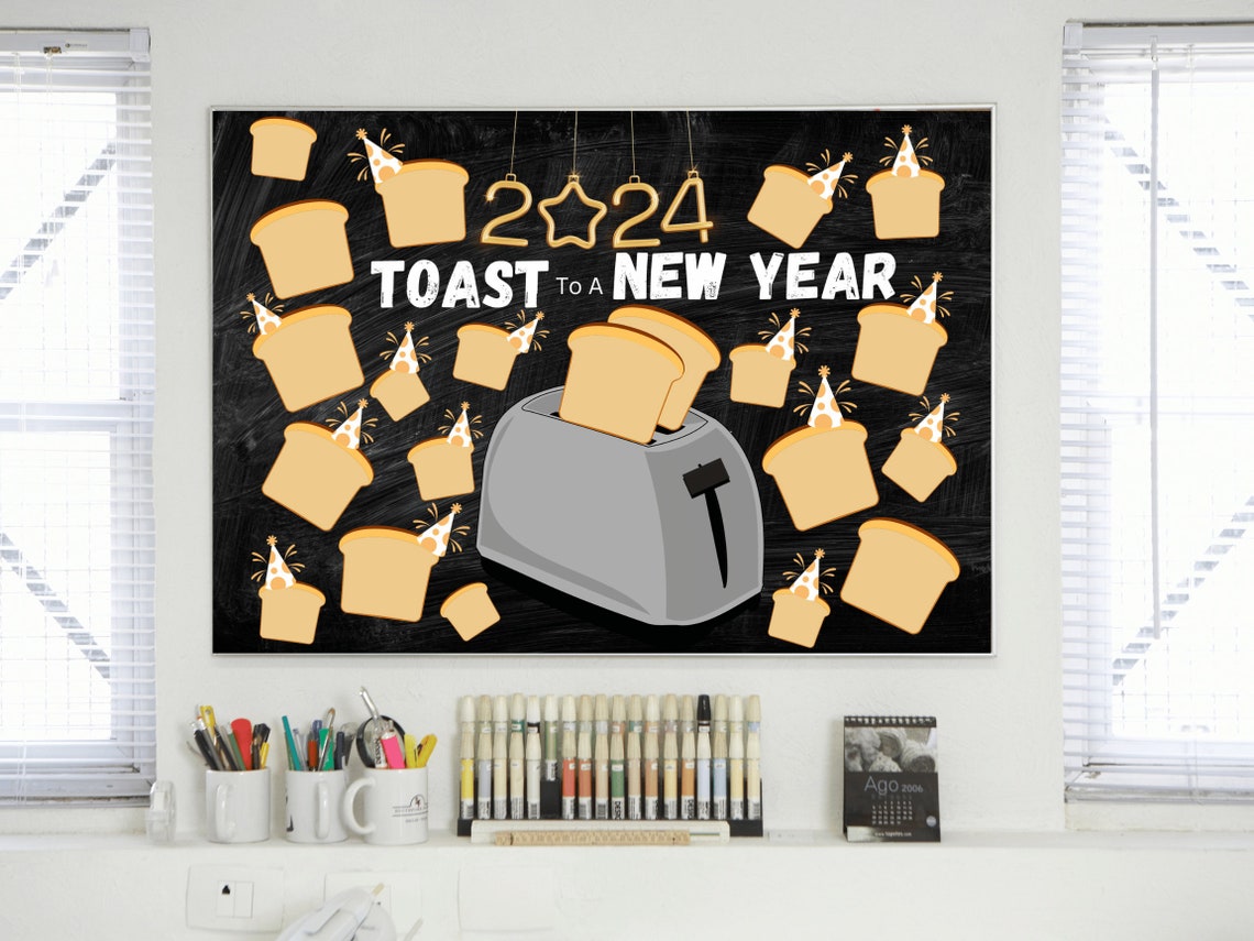 New Year Bulletin Board Kit, Engage Your Students With This DIY ...