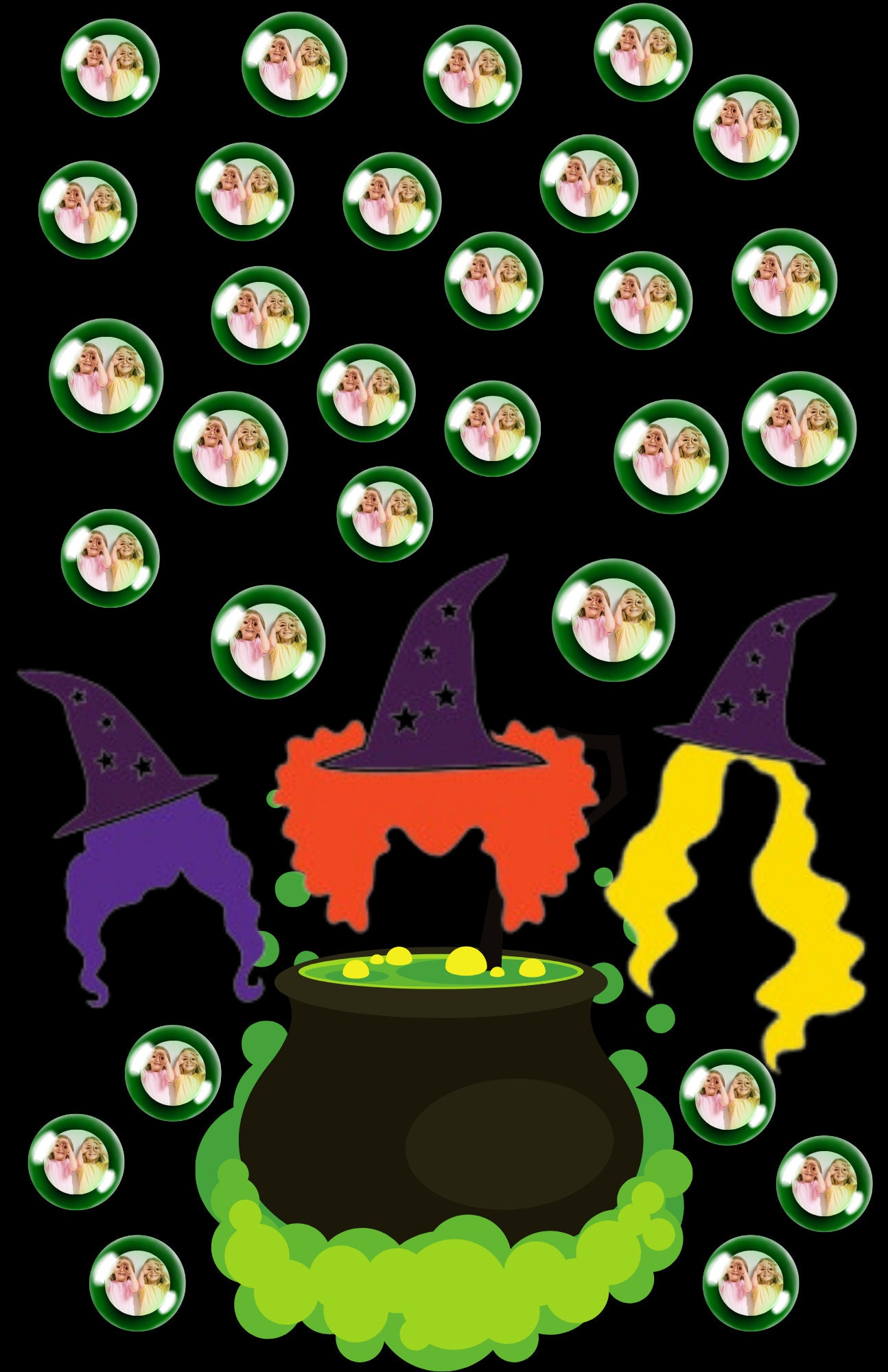 Sanderson Sisters Halloween Door Kit, Witch Cauldron Decor, Trick or ...