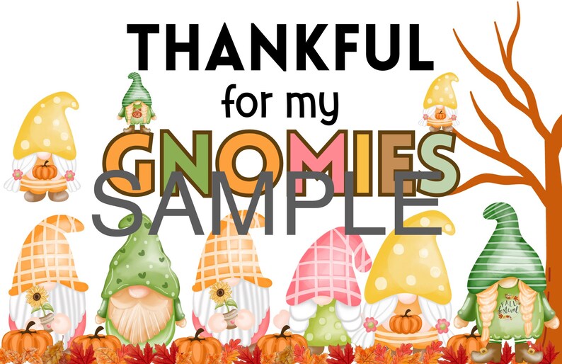 Thanksgiving Gnomes Bulletin Board Kit Printable, Fall Classroom Decor ...