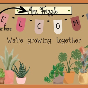 Boho Bulletin Board Kit Growing Bulletin Board Teachers - Etsy