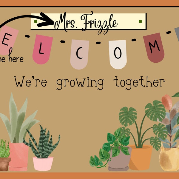 Bulletin Board Kit Plants - Etsy