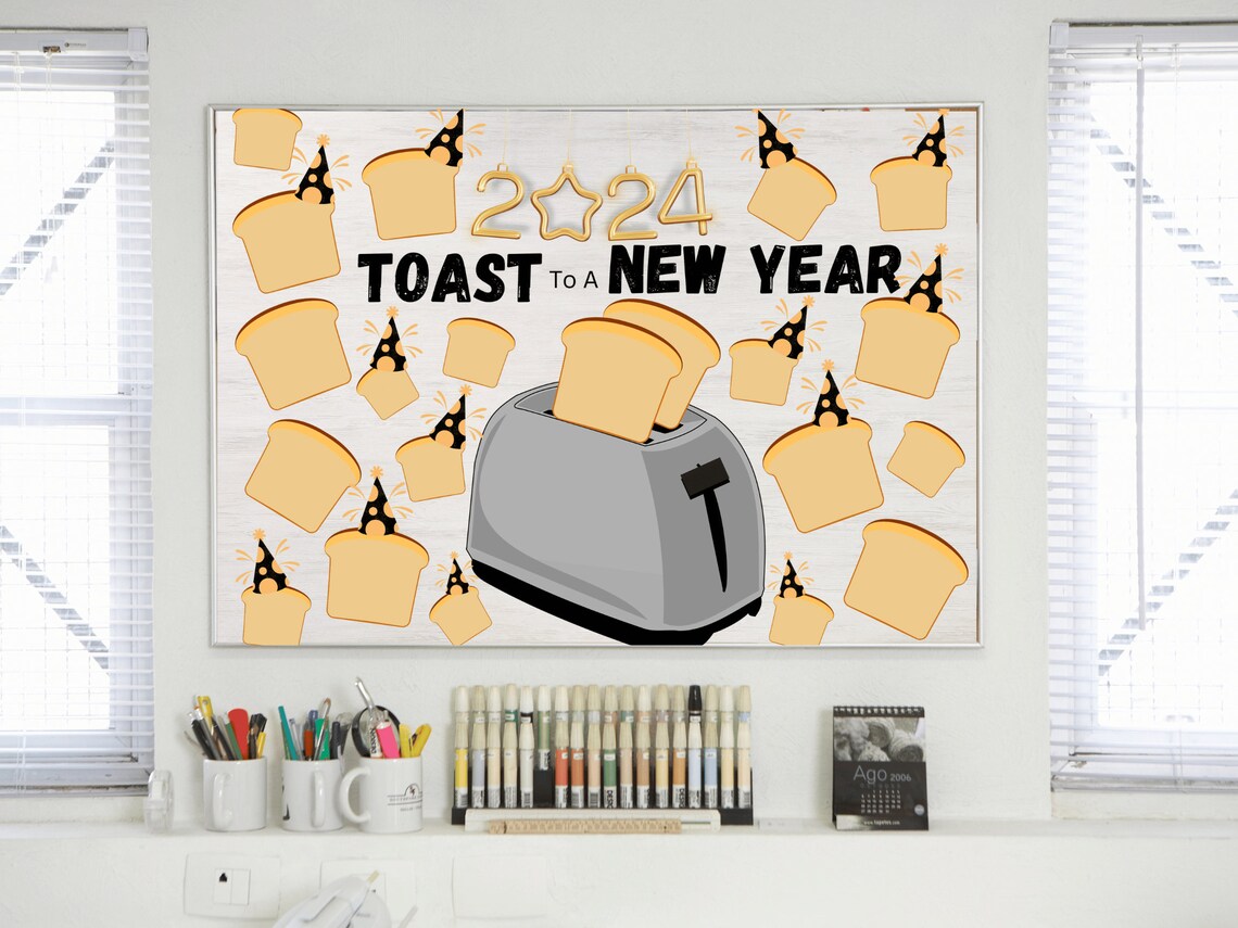 New Year Bulletin Board Kit, Engage Your Students With This DIY ...