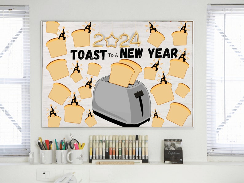 New Year Bulletin Board Kit, Engage Your Students With This DIY ...