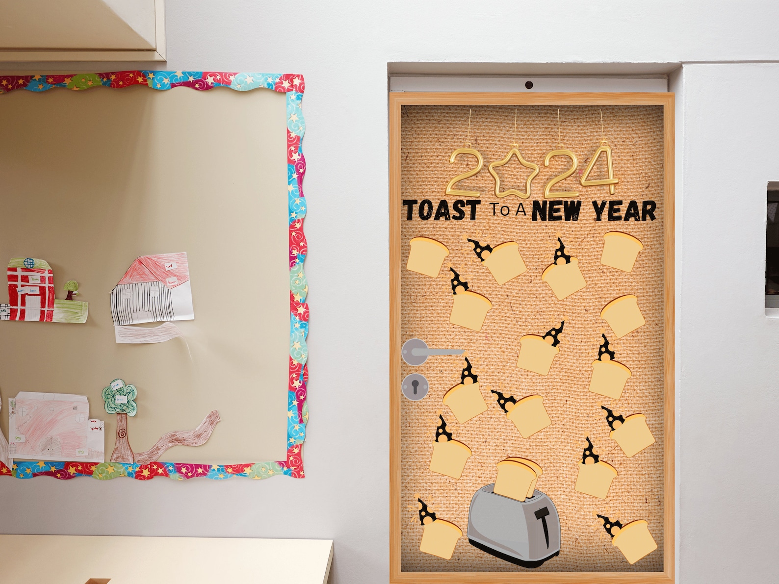 New Year Bulletin Board Kit, Engage Your Students With This DIY ...