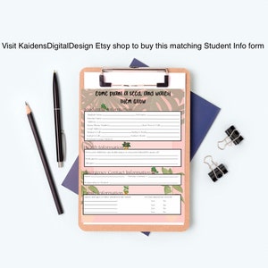 Meet the Teacher Plant Digital Template, Editable Printable, Classroom ...