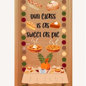 Sweet as Pie Bulletin Board Kit, Easy Autumn Classroom Decor, Fall ...