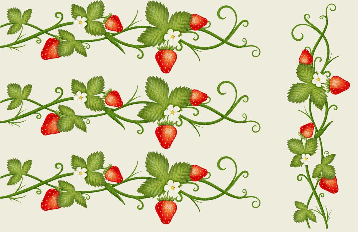 Strawberry Bulletin Board Kit Summer Theme Visual Schedule - Etsy