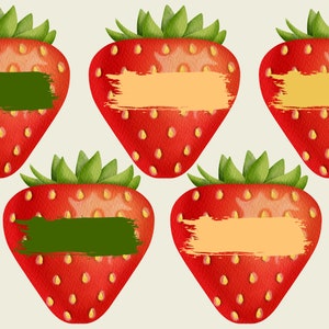 Strawberry Bulletin Board Kit: Summer Classroom Decor - Etsy