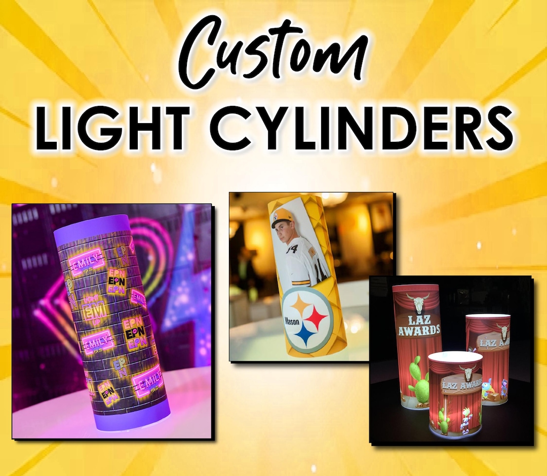 Light Cylinders - Etsy