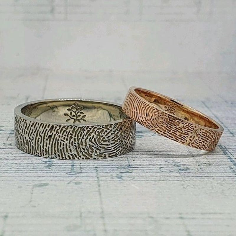 Couple Wedding Bands - Etsy