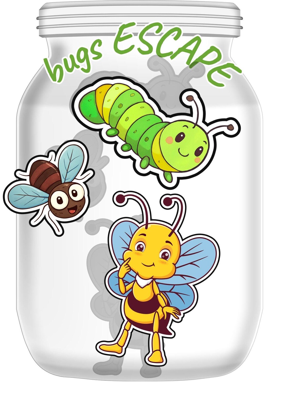 Bugs Escape Game – Montessori Fine Motor Activity Printable Puzzle for ...