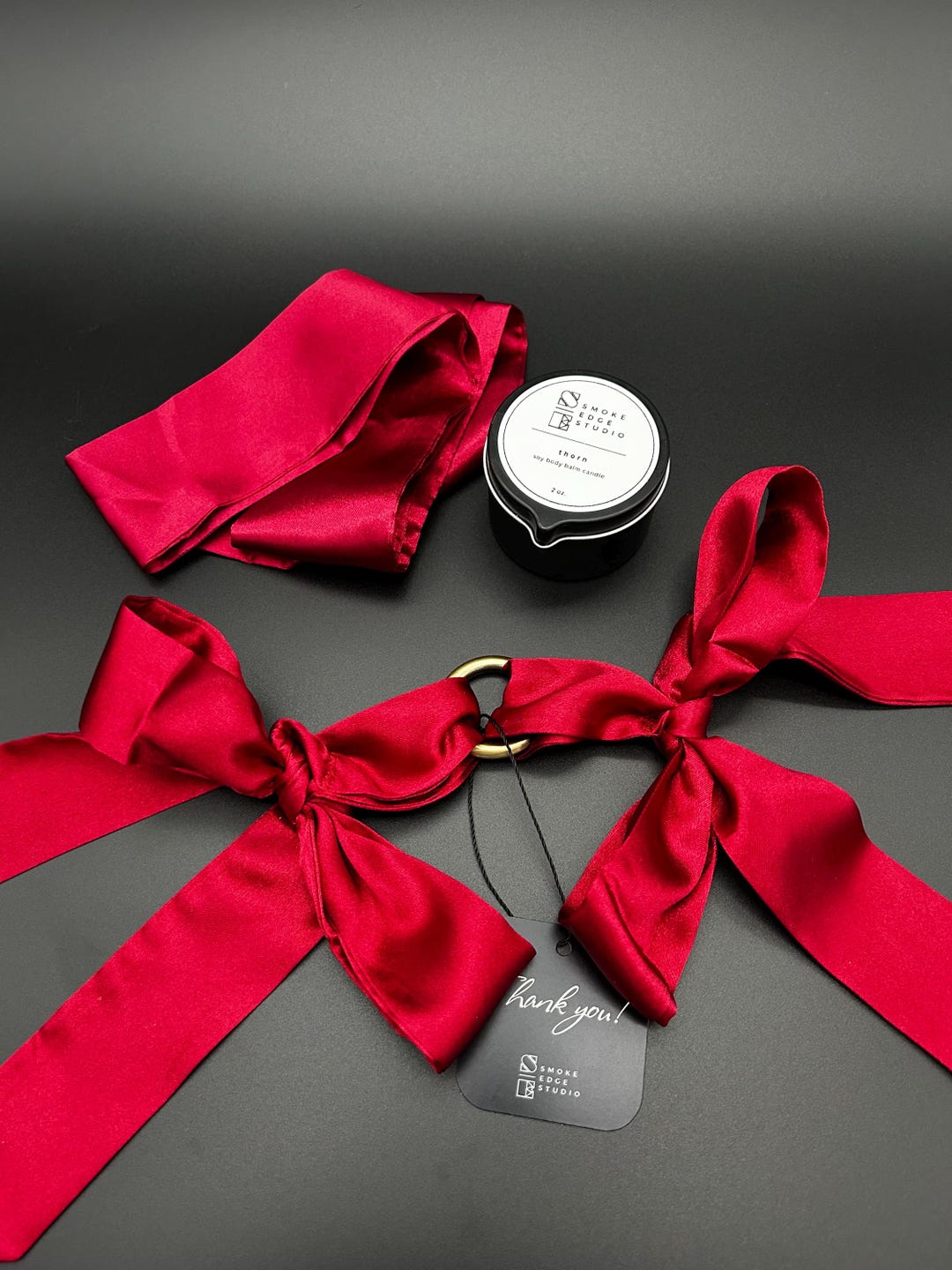 The Sensory Collection: Satin Restraints Ties and Matching Blindfold ...
