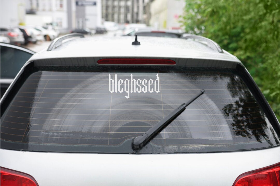 BLEGHSSED Sticker Decal for Metal Band Fans - Metal Font Variation - Etsy