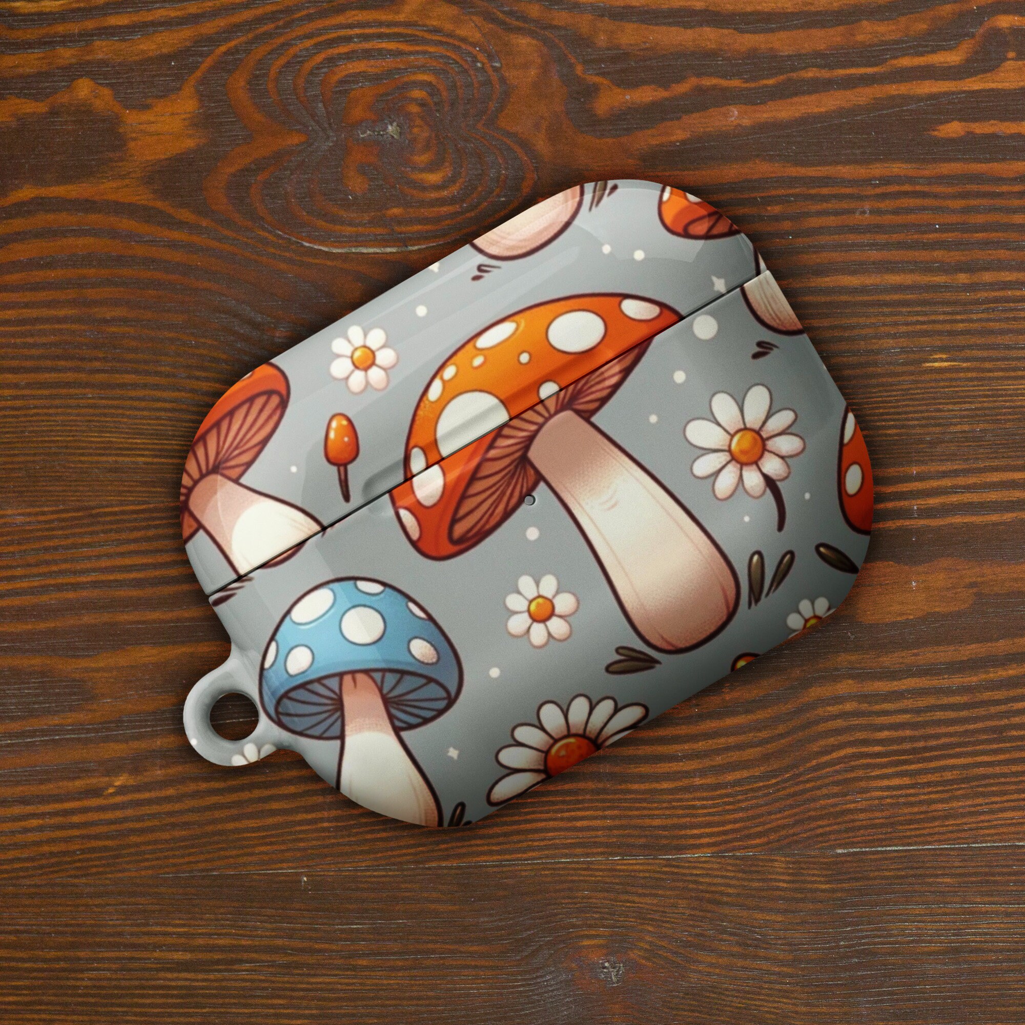 Mushroom Pattern Airpods Case Aesthetic Air Pods Case Pretty Air Pod ...