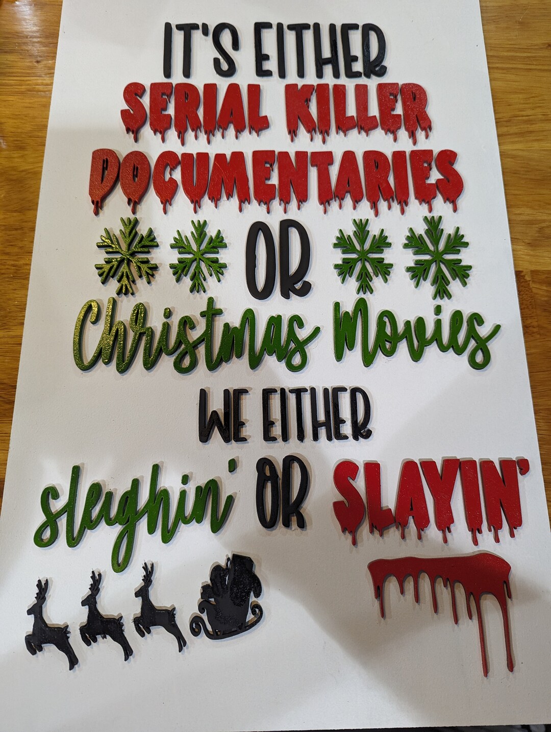 Slayin or Sleighin - Etsy