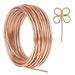 Copper Wire 2mm Thick 12 Gauge for Craft Jewellery. Pure Unplated Anti ...