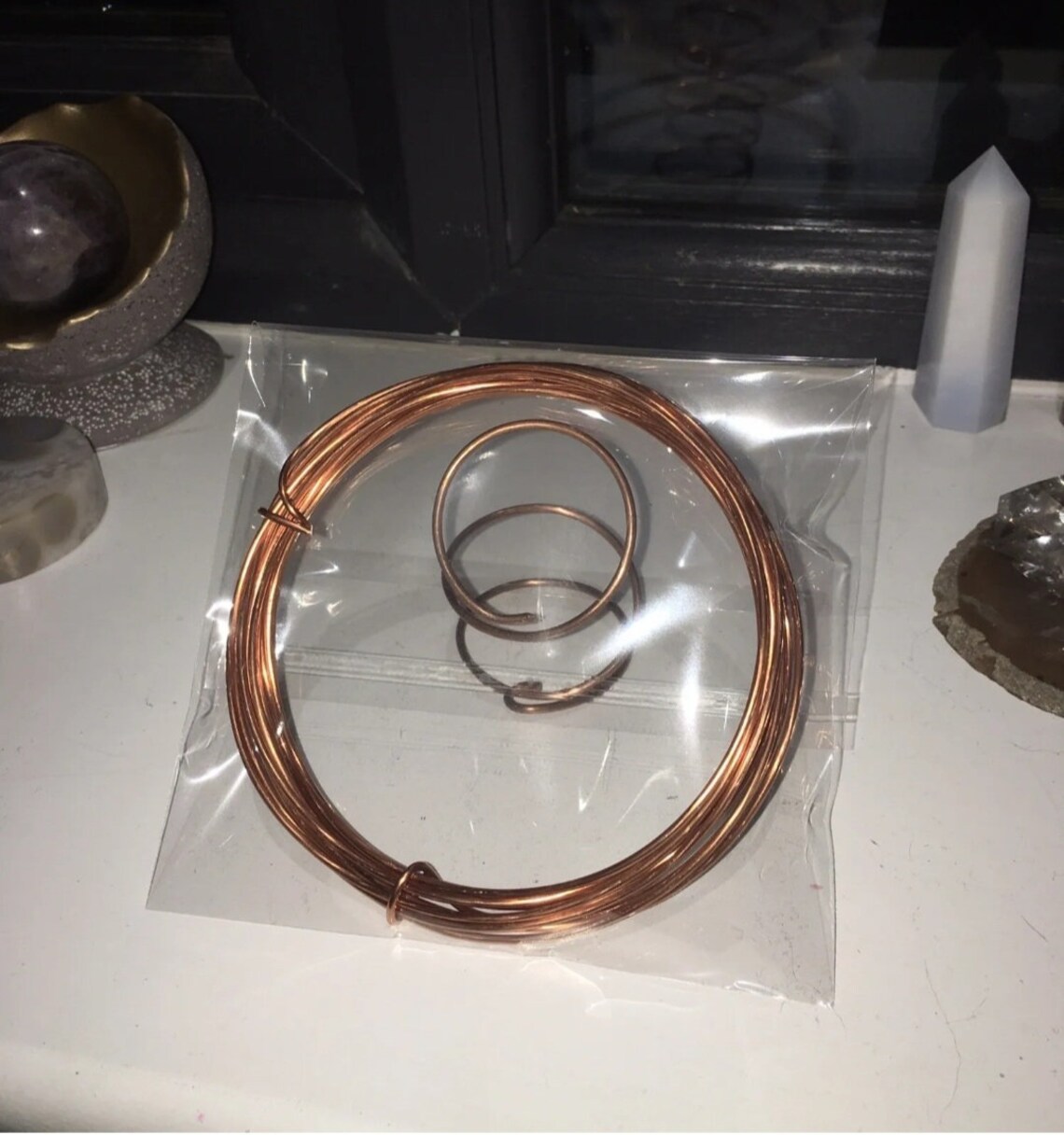 Copper Wire 2mm Thick 12 Gauge for Craft Jewellery. Pure Unplated Anti ...