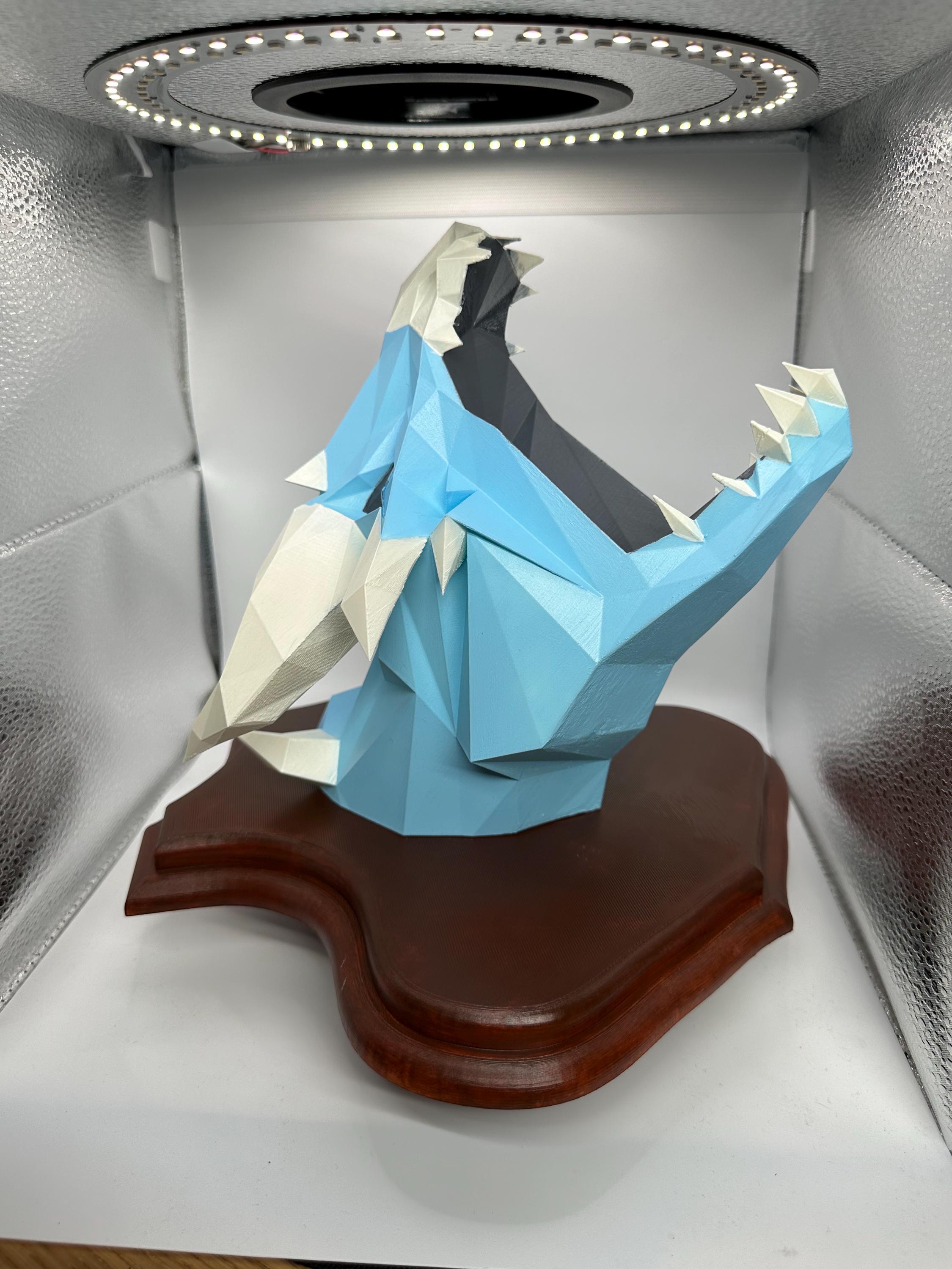 Vorkath Head Wall Mount - Runescape Dragon Decor 3D Printed Gaming Room ...