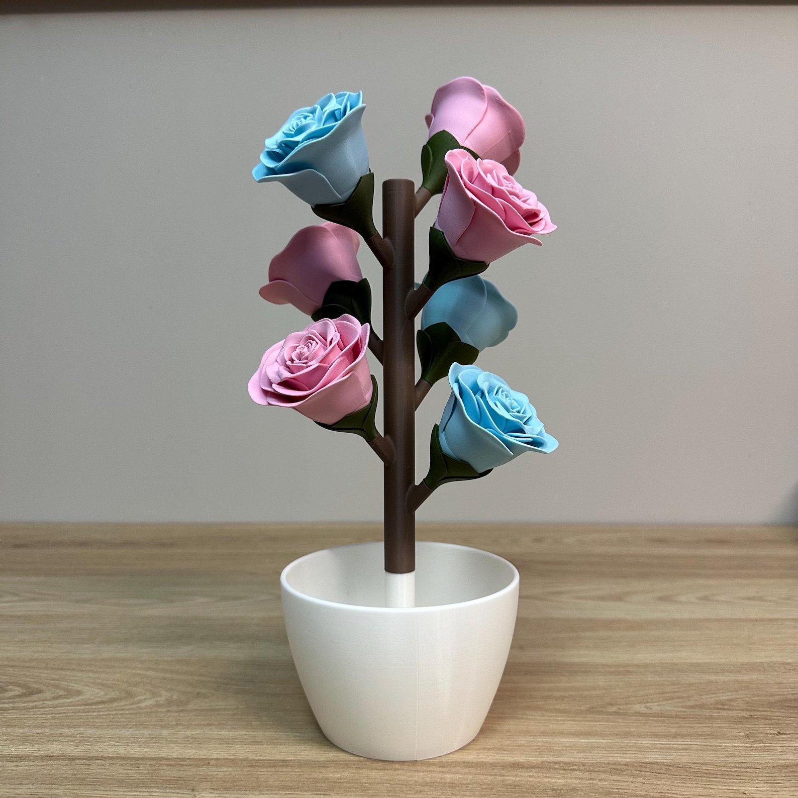 Rose Flower Pill Organizer – 3D Printed Weekly Medication Box With ...