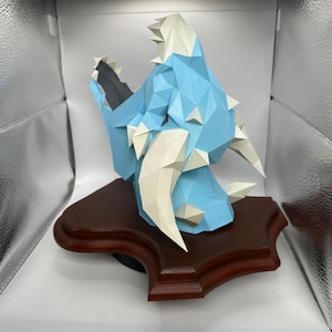 Vorkath Head Wall Mount - Runescape Dragon Decor 3D Printed Gaming Room ...