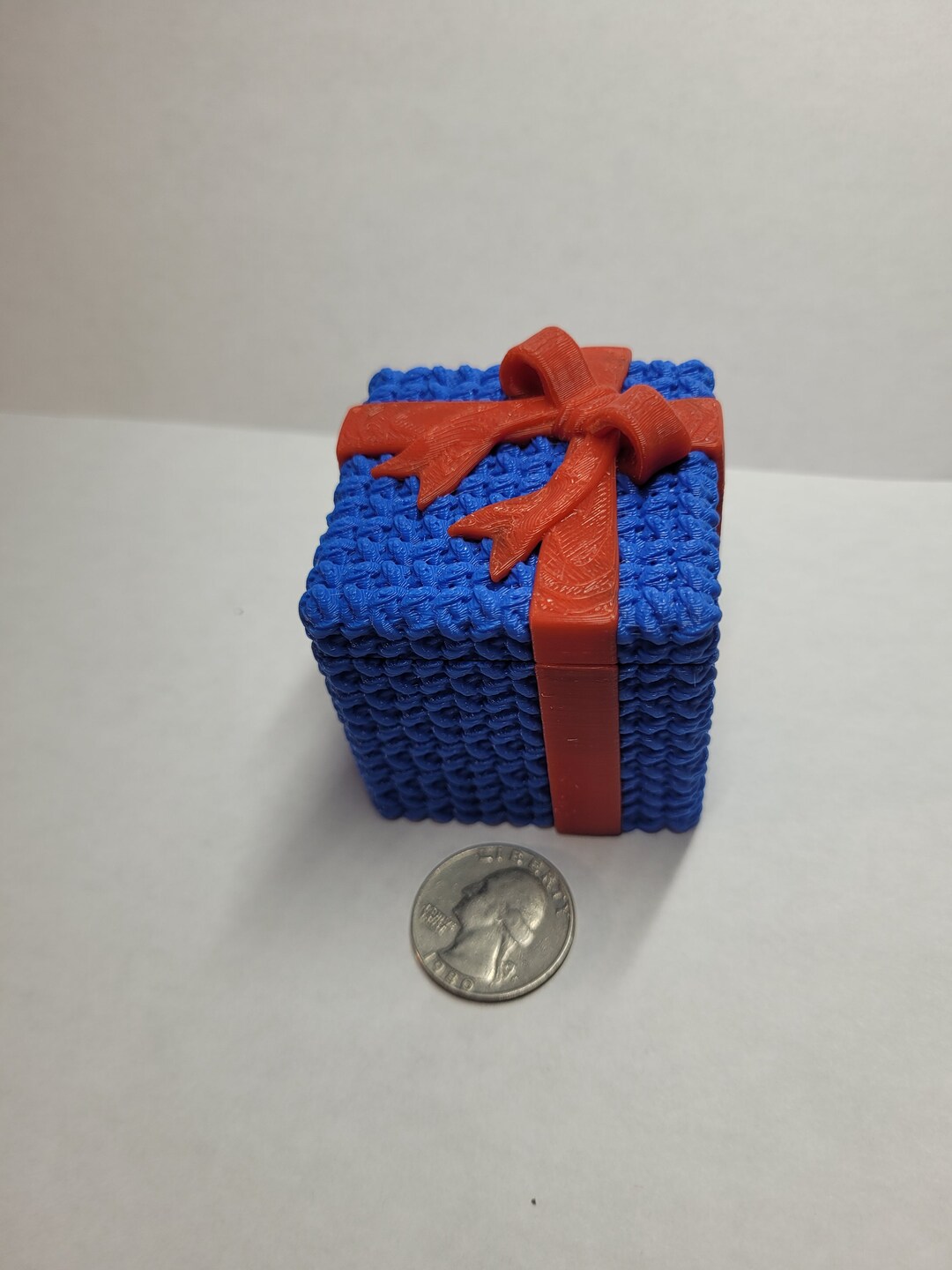 Crocheted Style Gift Box Square - Etsy