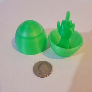 Middle Finger Egg Green Transparent - Etsy