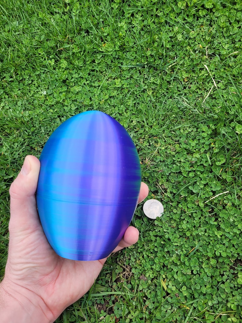 Giant Middle Finger Egg Tricolor Blue Purple Yellow - Etsy