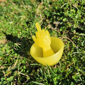 Middle Finger Egg Yellow Transparent - Etsy