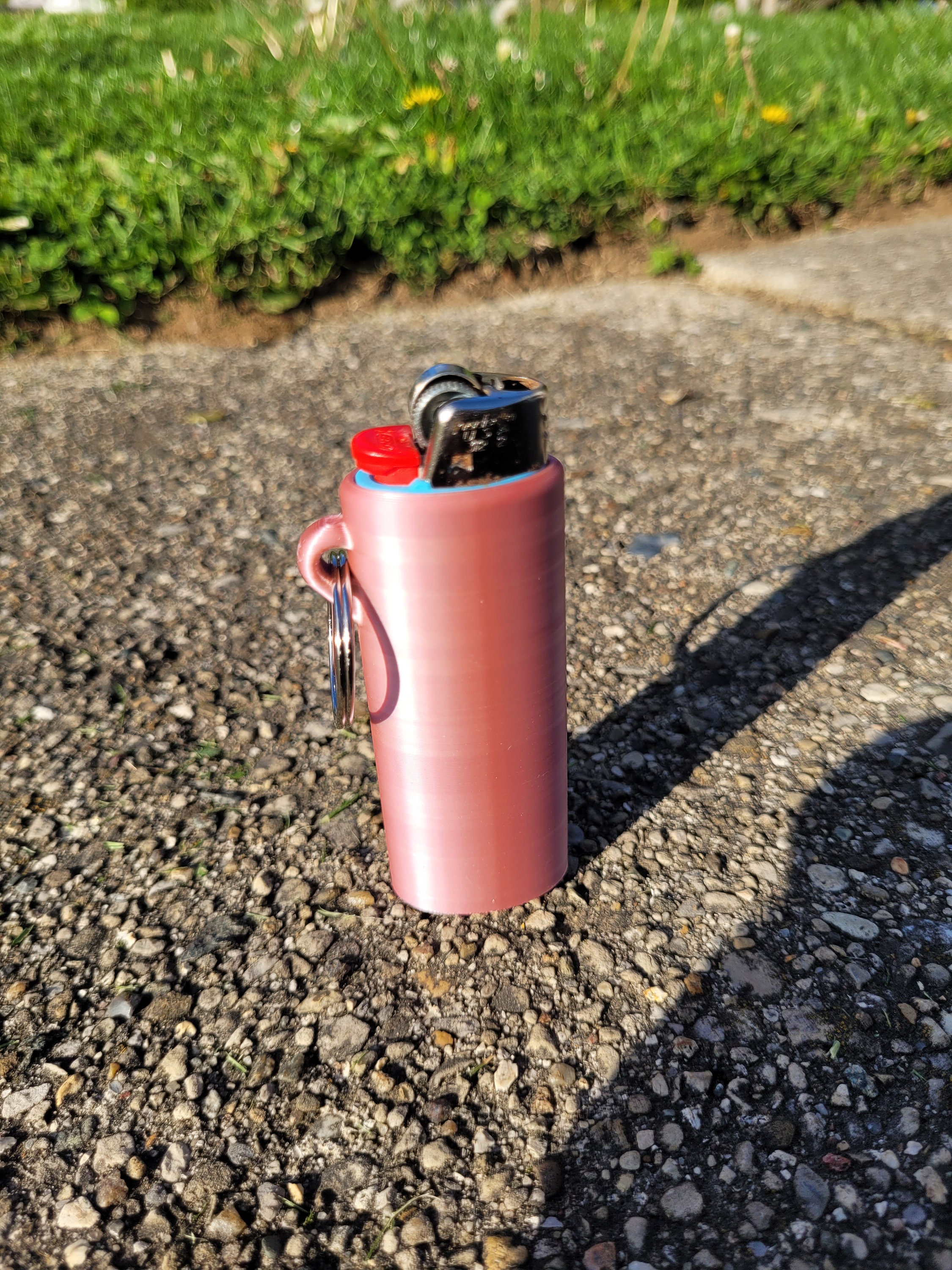 Lighter Holder Keychain "420" - Rose Gold - Etsy