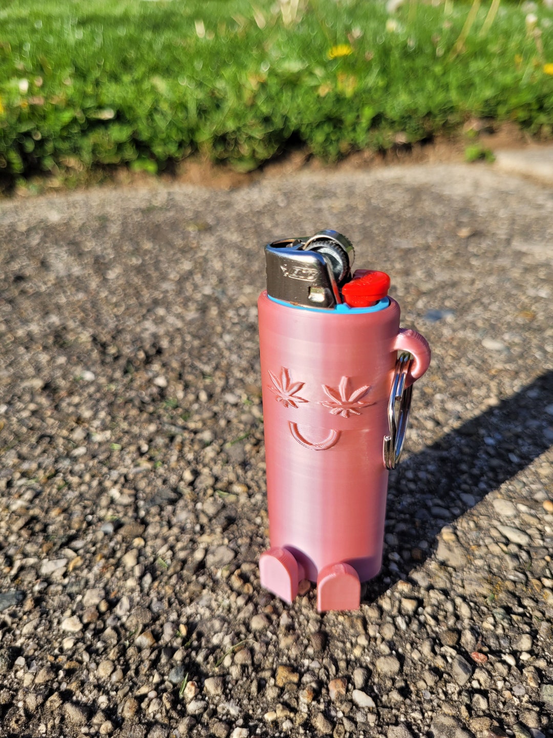Lighter Holder Keychain Weed Eyes Rose Gold - Etsy