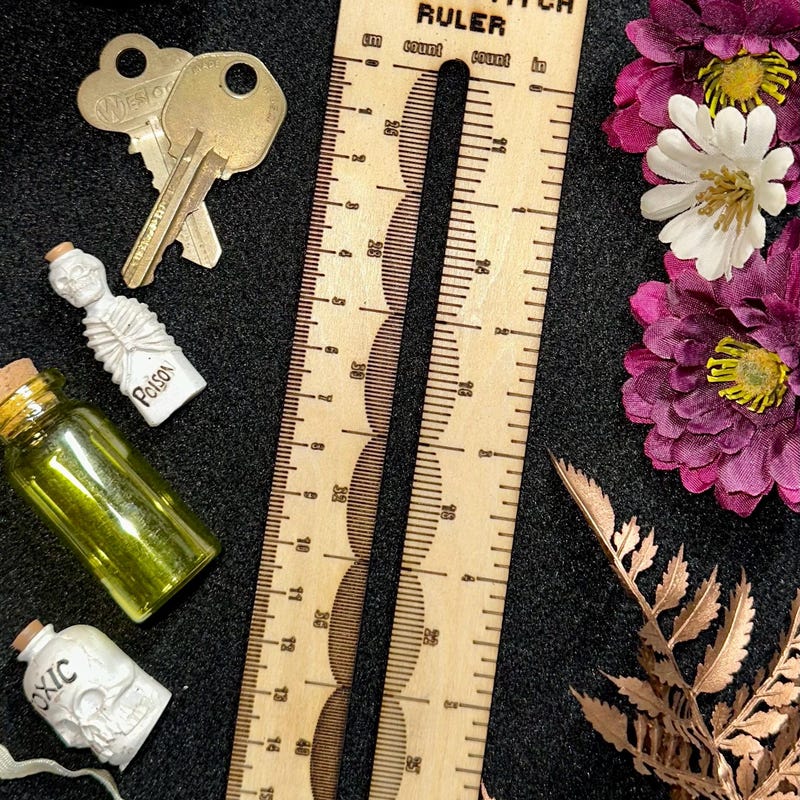 Cross Stitch Ruler - Etsy