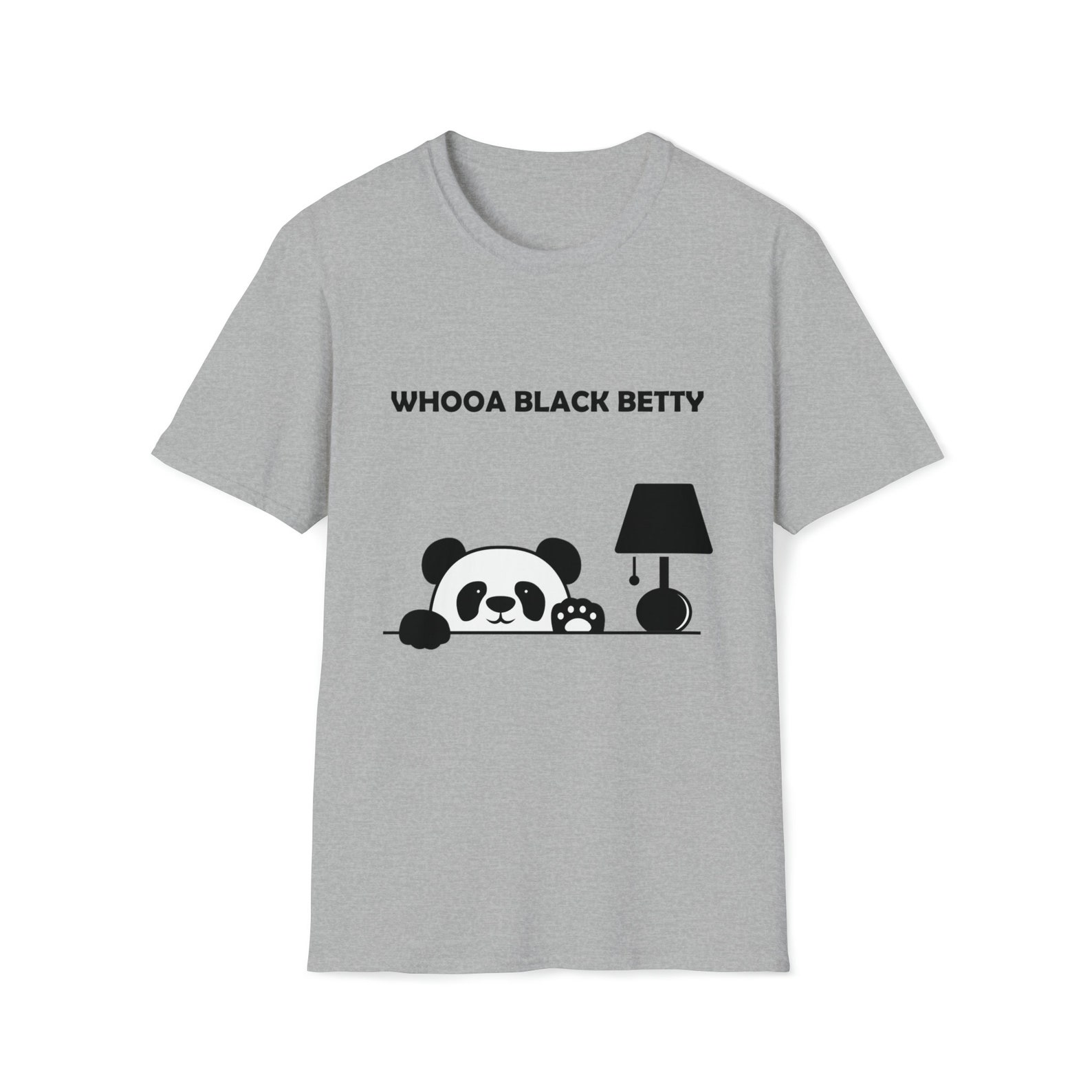 Whooa Black Betty Panda Lamp, Tom Jones - T-shirt - Etsy
