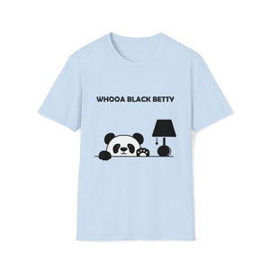 Whooa Black Betty Panda Lamp, Tom Jones - T-shirt - Etsy