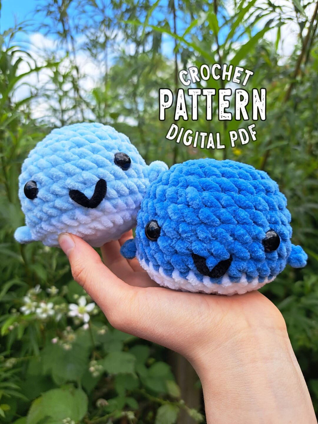 No Sew Whale Crochet Pattern - Etsy