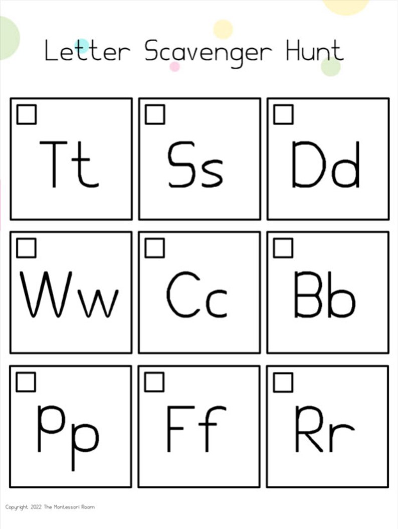 Children's Scavenger Hunt Bundle - Etsy