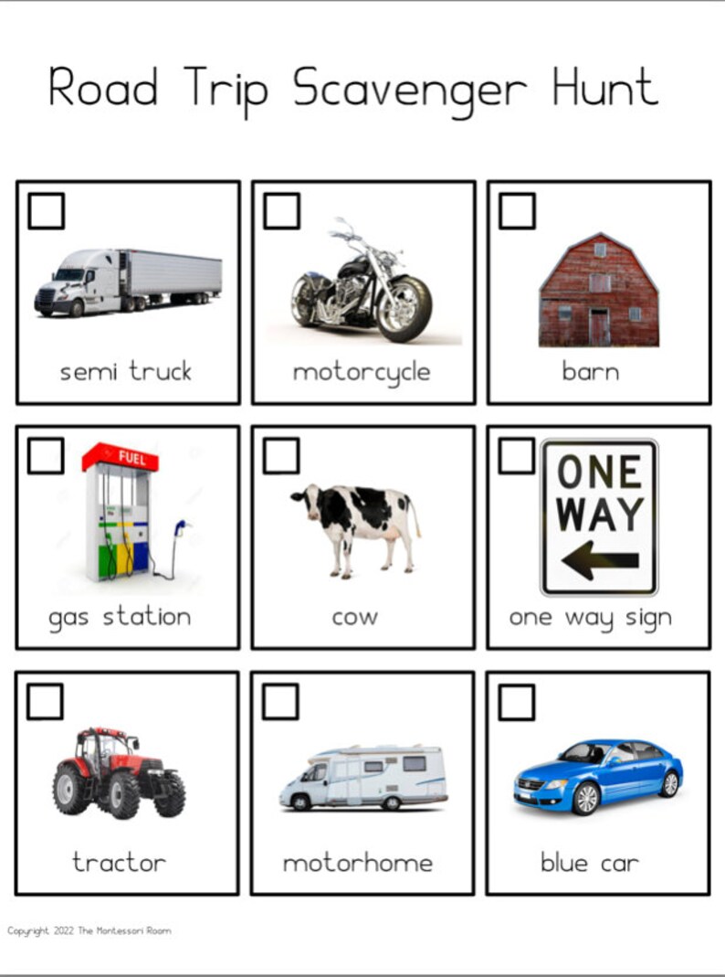 Children's Scavenger Hunt Bundle - Etsy