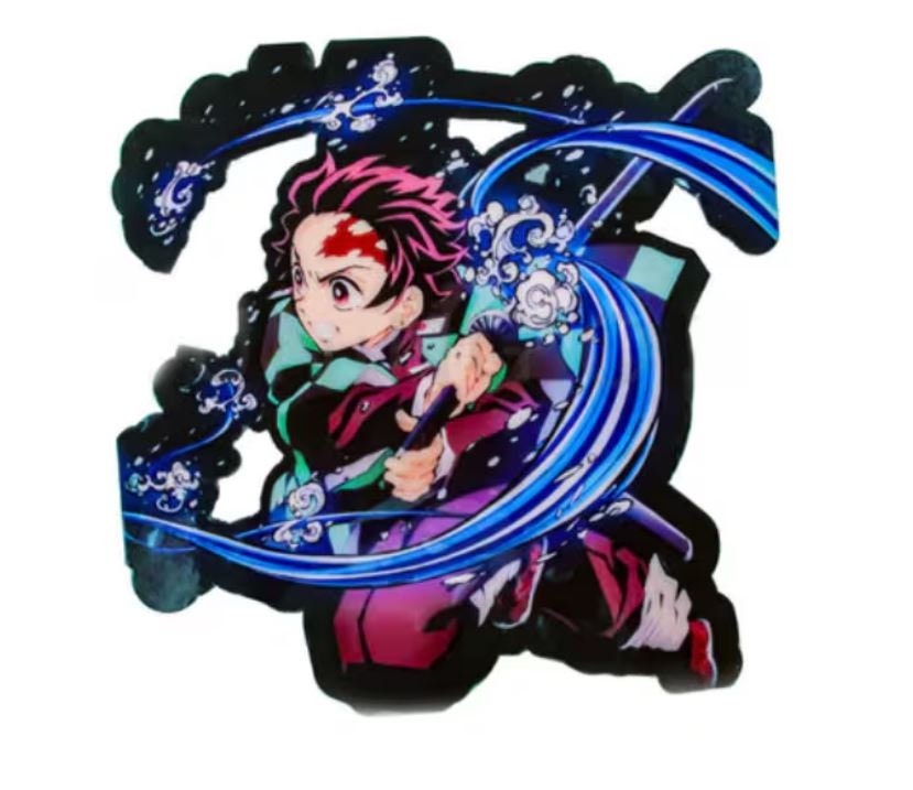 Anime Cartoon Electric Sticker Light up Car Window Wireless Animation ...